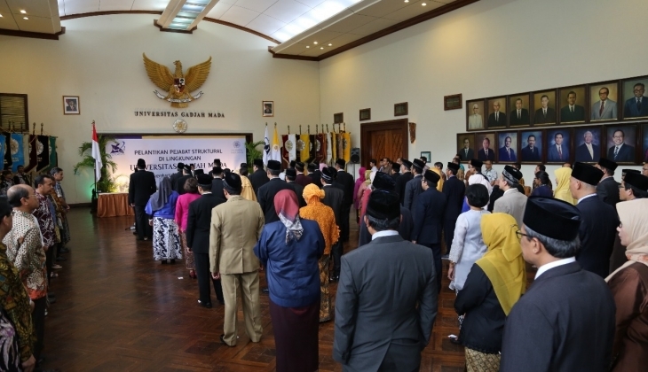 UGM Rector Inaugurates 73 New Structural Officials | Universitas Gadjah ...